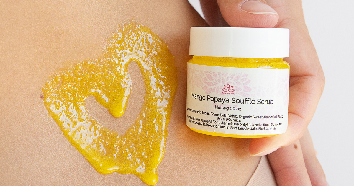 Relaxcation Body Scrub. UGC creator