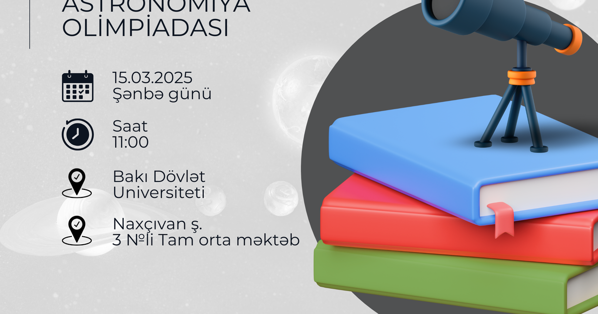 V Azərbaycan Astronomiya Olimpiadası: Final mərhələ. Həvəskar ...