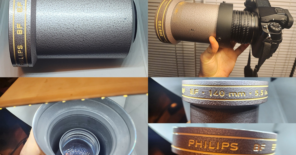 Projection lens EF Philips BF 140mm f2.3 + Fuji 100S. Emin Kuliyev ...