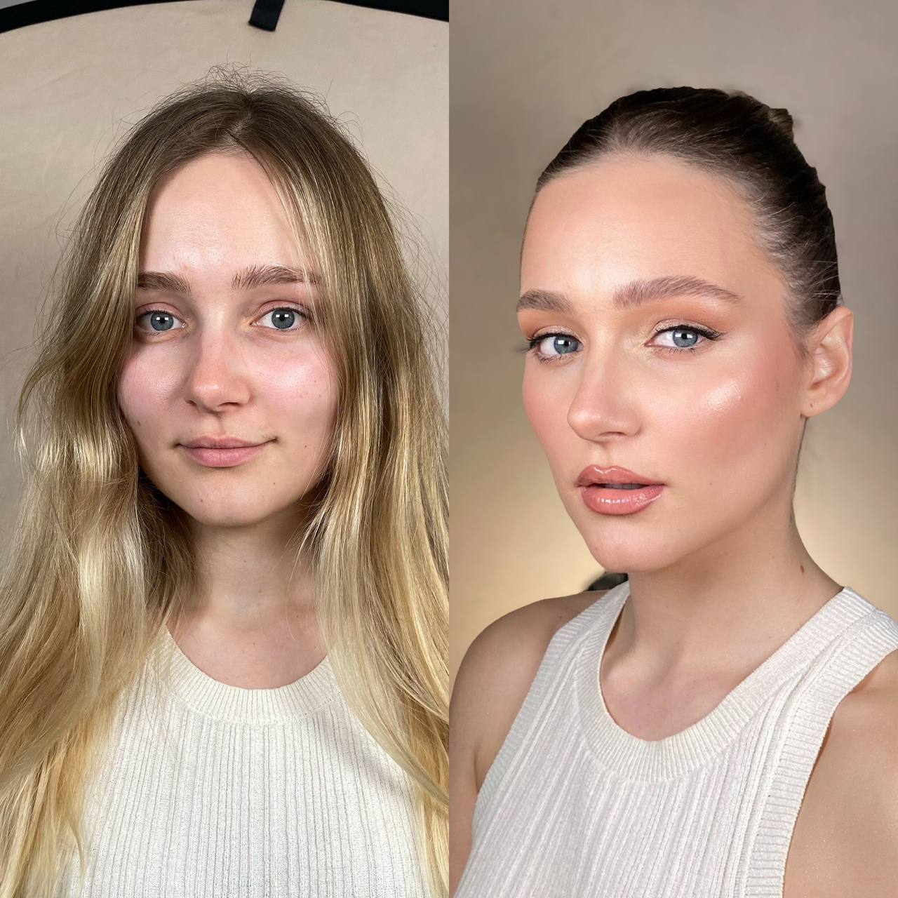 Before & after makeup and hairstyles| Rome, Italy. Makeup artist and ...