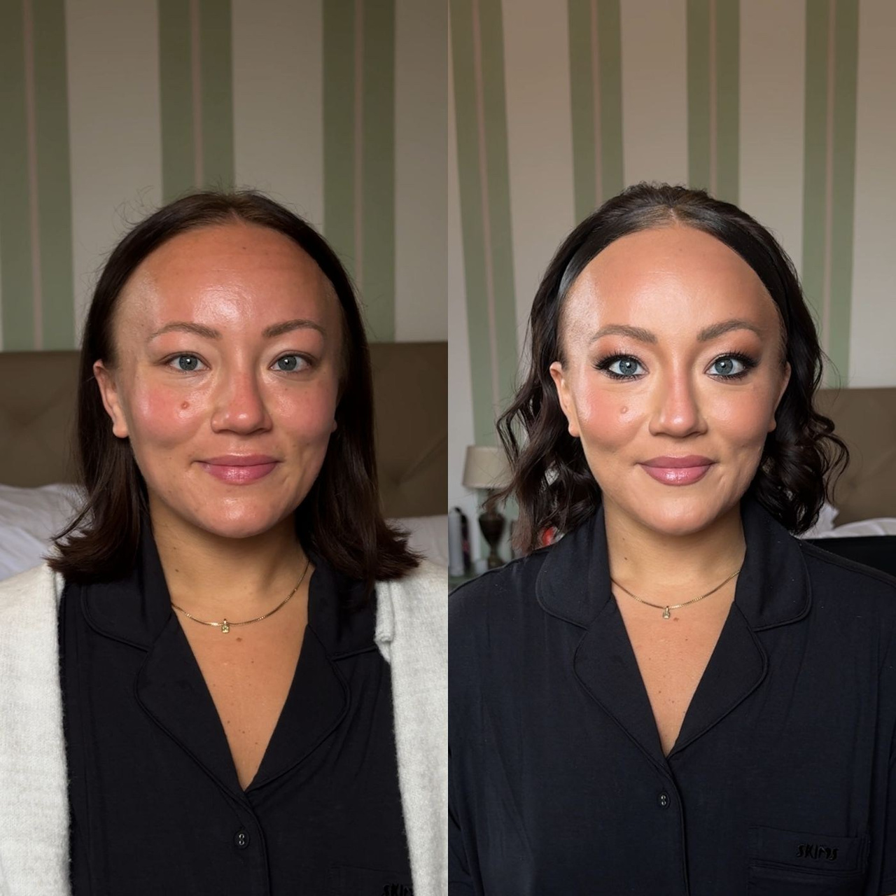 Before & after makeup and hairstyles| Rome, Italy. Makeup artist and ...
