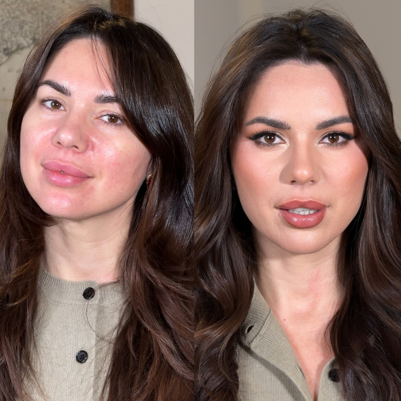 Before & after makeup and hairstyles| Rome, Italy. Makeup artist and ...